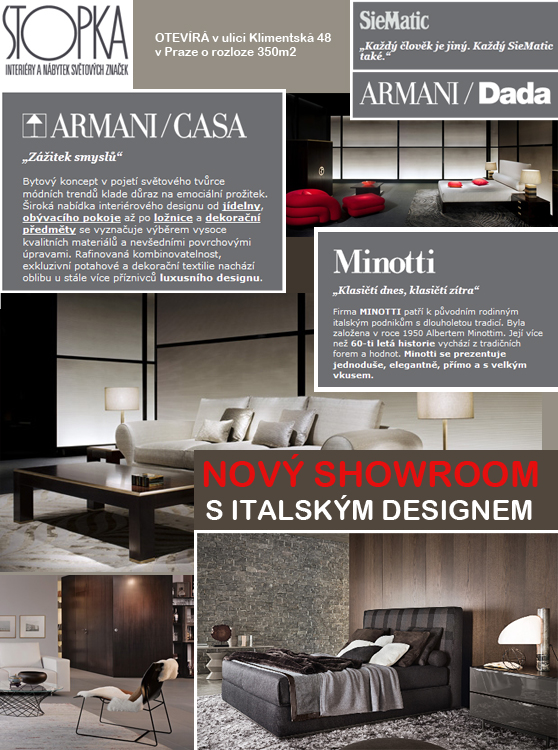 archiweb.cz - Italský design v novém pražském showroomu STOPKA